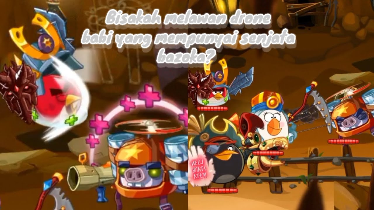 Musuh para burung adalah para drone babi || Angry birds epic Episode 21 ...