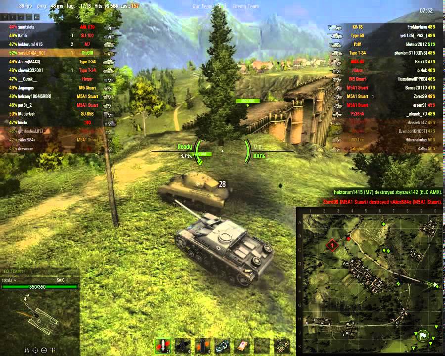 World Of Tanks HD i5 3570 HD7850 - YouTube
