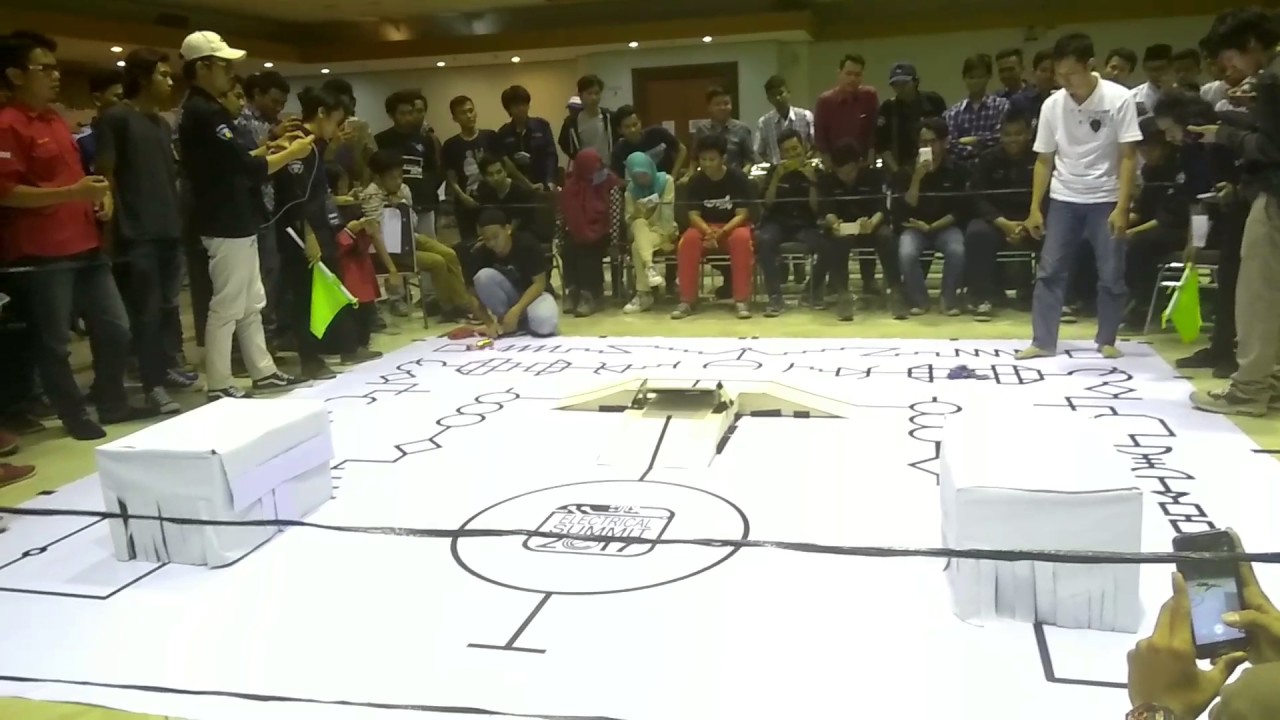 Lomba Robot LIne follower Universitas Gunadarma 2017 - YouTube