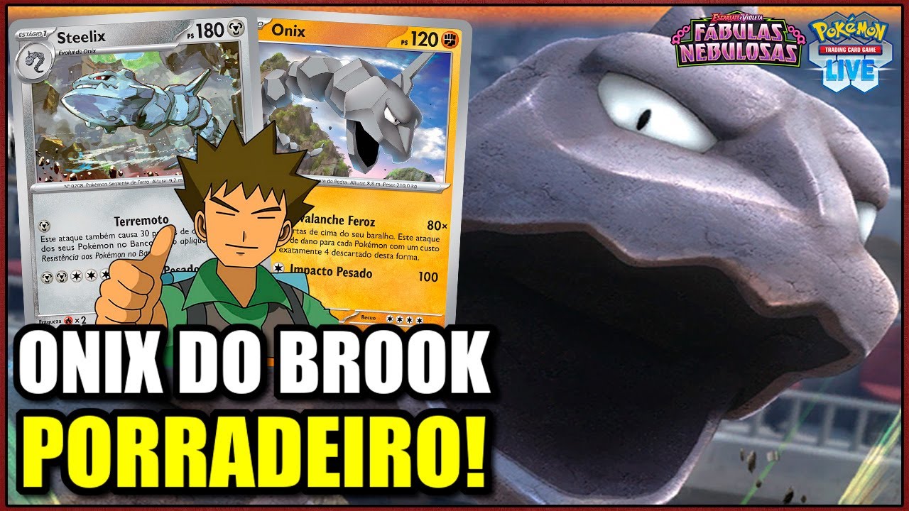 DECK DO ONIX: UM MEME DIVERTIDO QUE BATE EM VÁRIOS DECKS | POKÉMON TCG ...