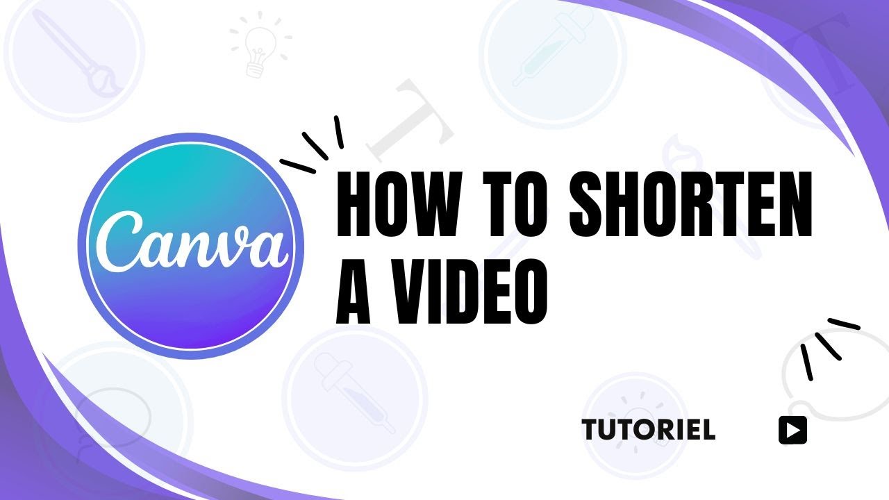 How to shorten a video in Canva - YouTube