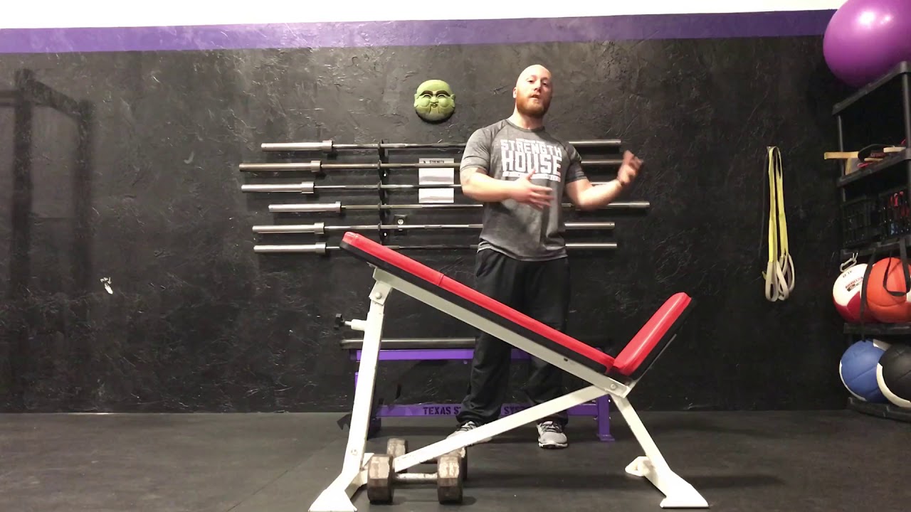 TheStrengthHouse.com - Chest Supported DB Rows - YouTube