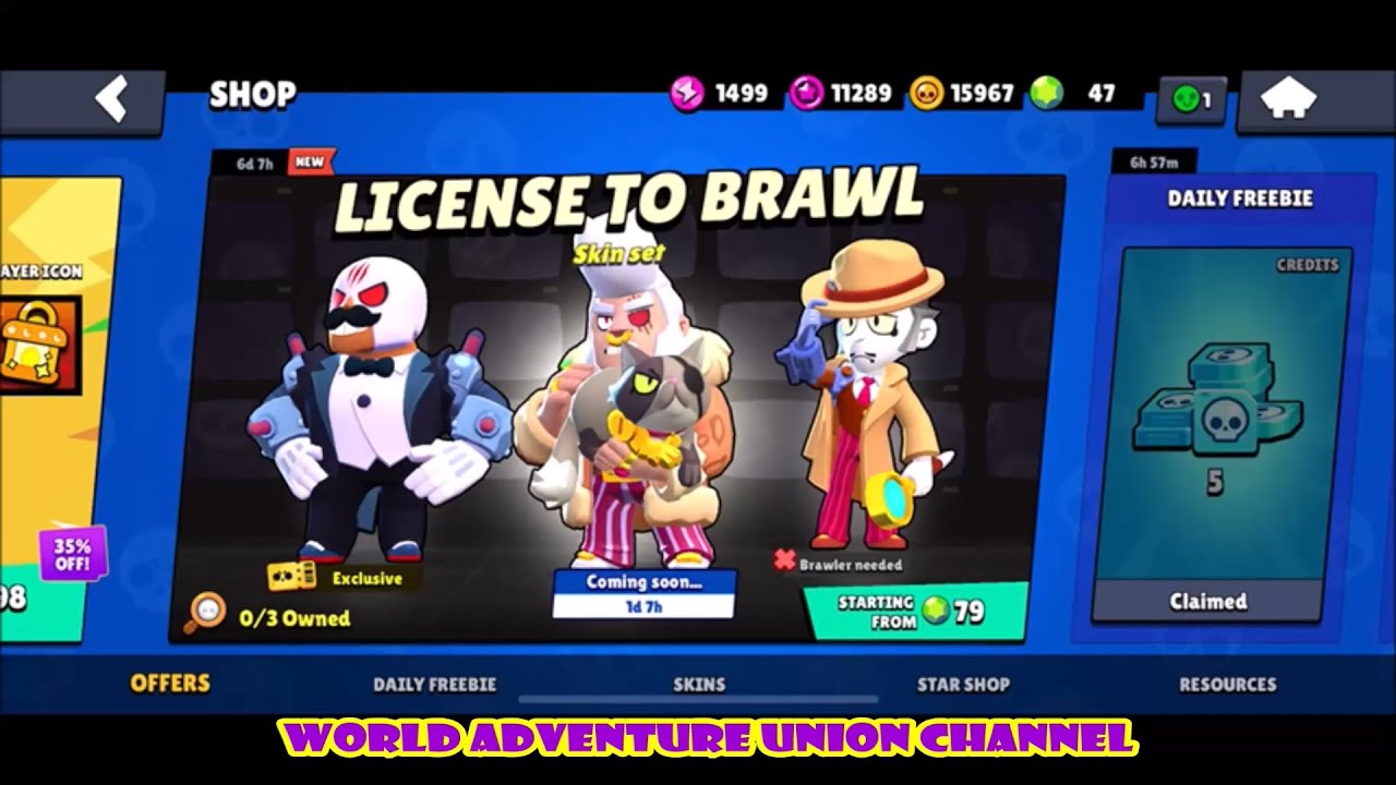 License To Brawl! New Update & New Brawl Stars Skins - El MayorDomo ...