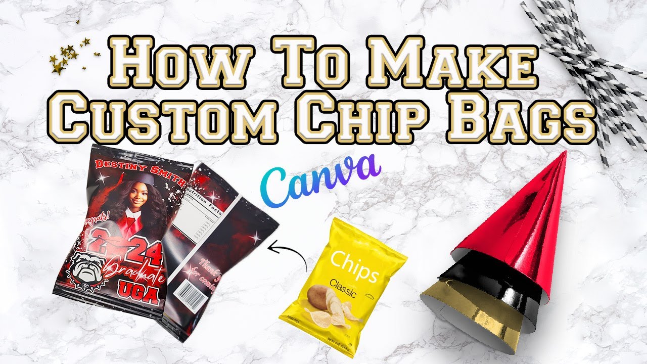 How To Make A Chip Bag Template in Canva for Free - YouTube