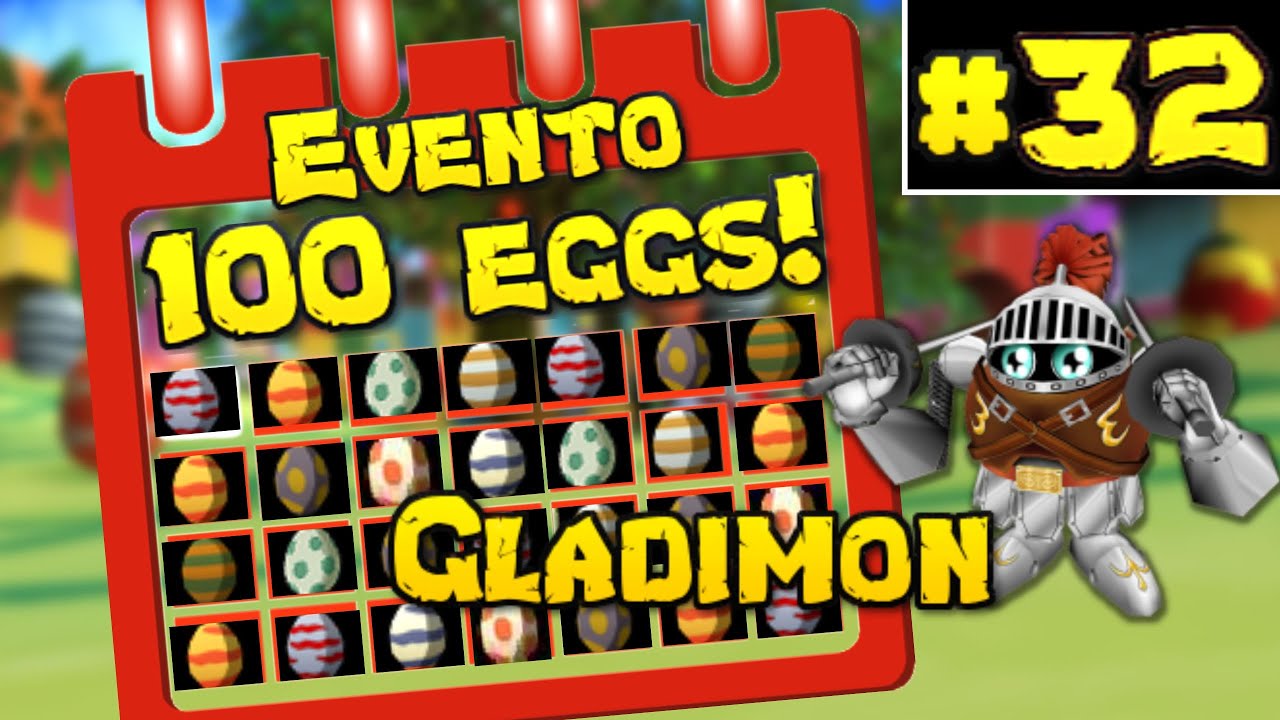 100 eggs - #32 Kotemon (Gladimon) - Digimon Masters Online - YouTube