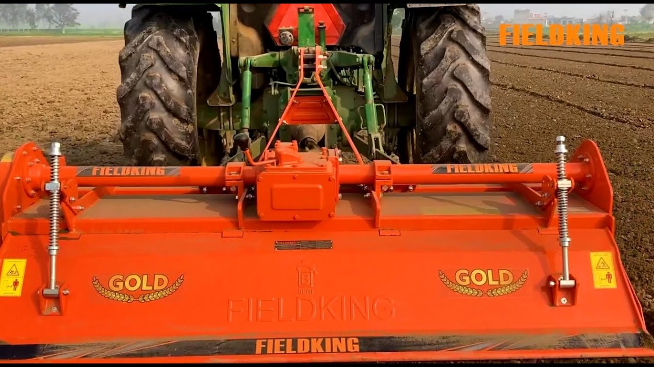 India's first Gear shift rotary tiller - Fieldking Gold Rotary Tiller ...