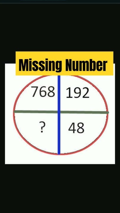 Missing Number Reasoning Questions#missingnumbertricks#missingnumberreasoning#logicalreasoning ...
