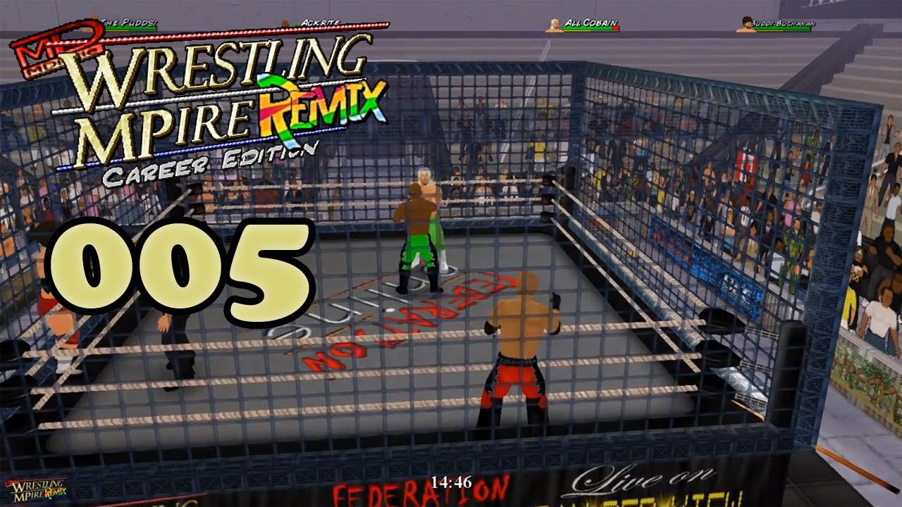 Let's Play Wrestling MPire Remix #005 [Deutsch] - STEEL. CAGE. MATCH ...