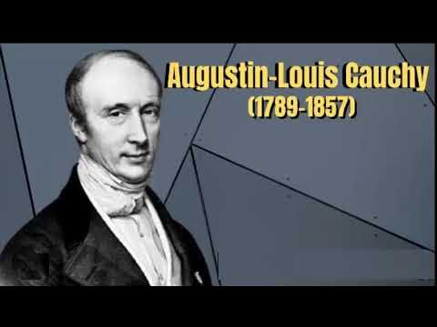 AGUSTIN LOUIS CAUCHY 1789 - 1857 - YouTube
