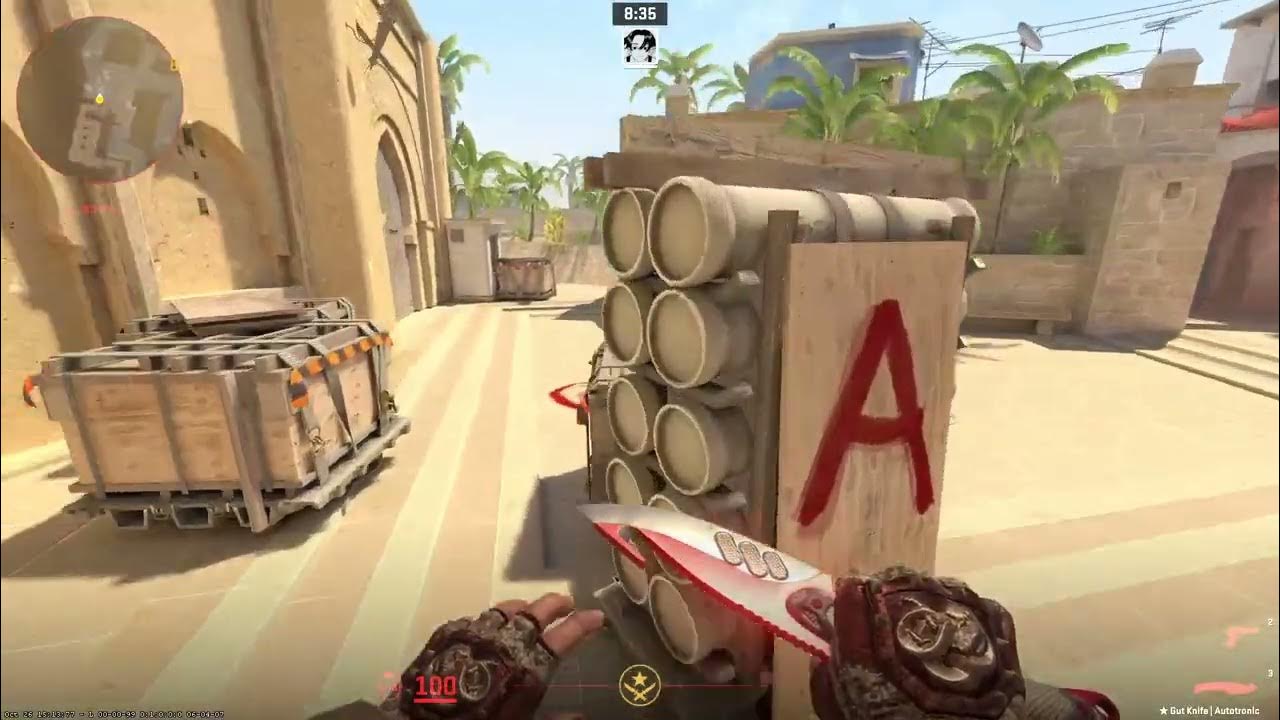 CS2 Gut Knife Autotronic & Needle Point Gloves - YouTube