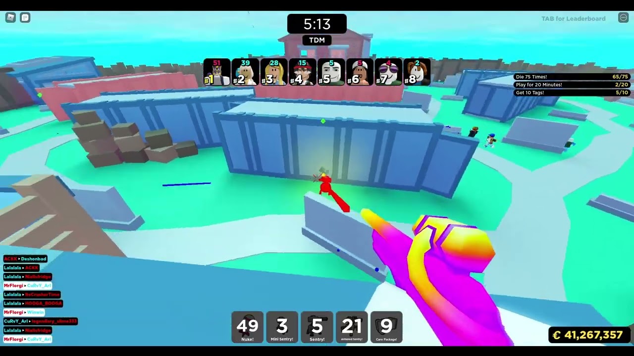 Best places for Sentrys on Nuketown map (Roblox Big Paintball) - YouTube