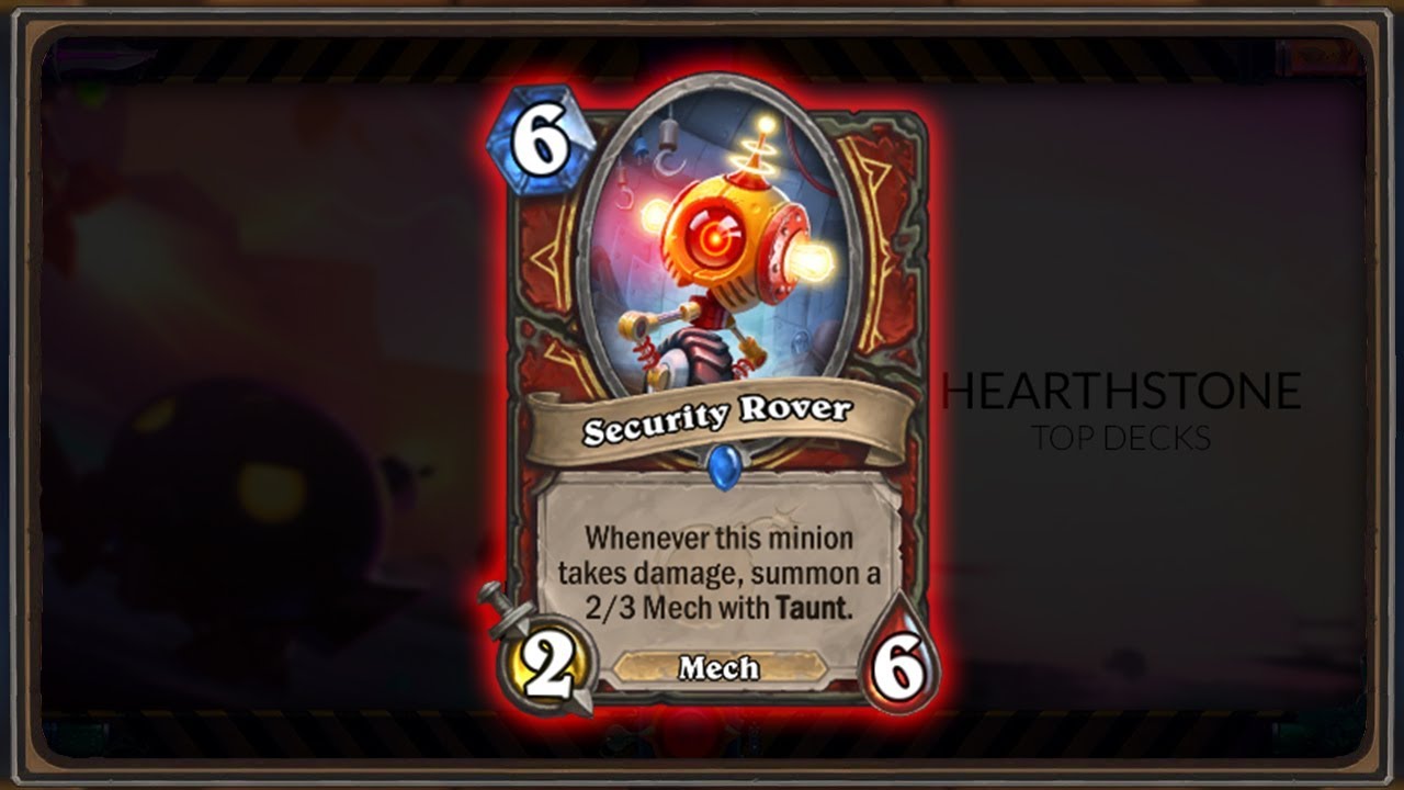 HearthStone - Security Rover - YouTube