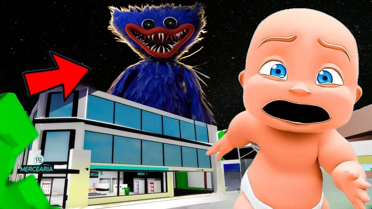Baby Escapes POPPY PLAYTIME at 3AM! - YouTube