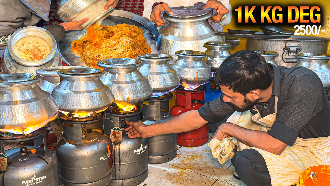 WORLD SMALLEST 1KG BIRYANI DEG RECIPE & COMPLETE MAKING | HOW MASTER ...