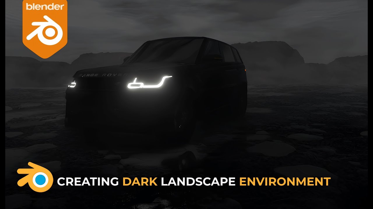 How to Create a Dark Landscape Environment in Blender - Full Tutorial ...