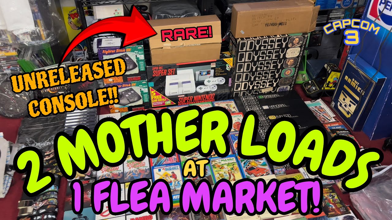 UNRELEASED Retro Video Game CONSOLE FOUND At Flea Market! UBER RARE ...