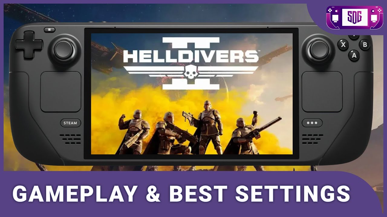 Helldivers 2 Steam Deck Gameplay, Best Settings & How to play on Steam OS - YouTube
