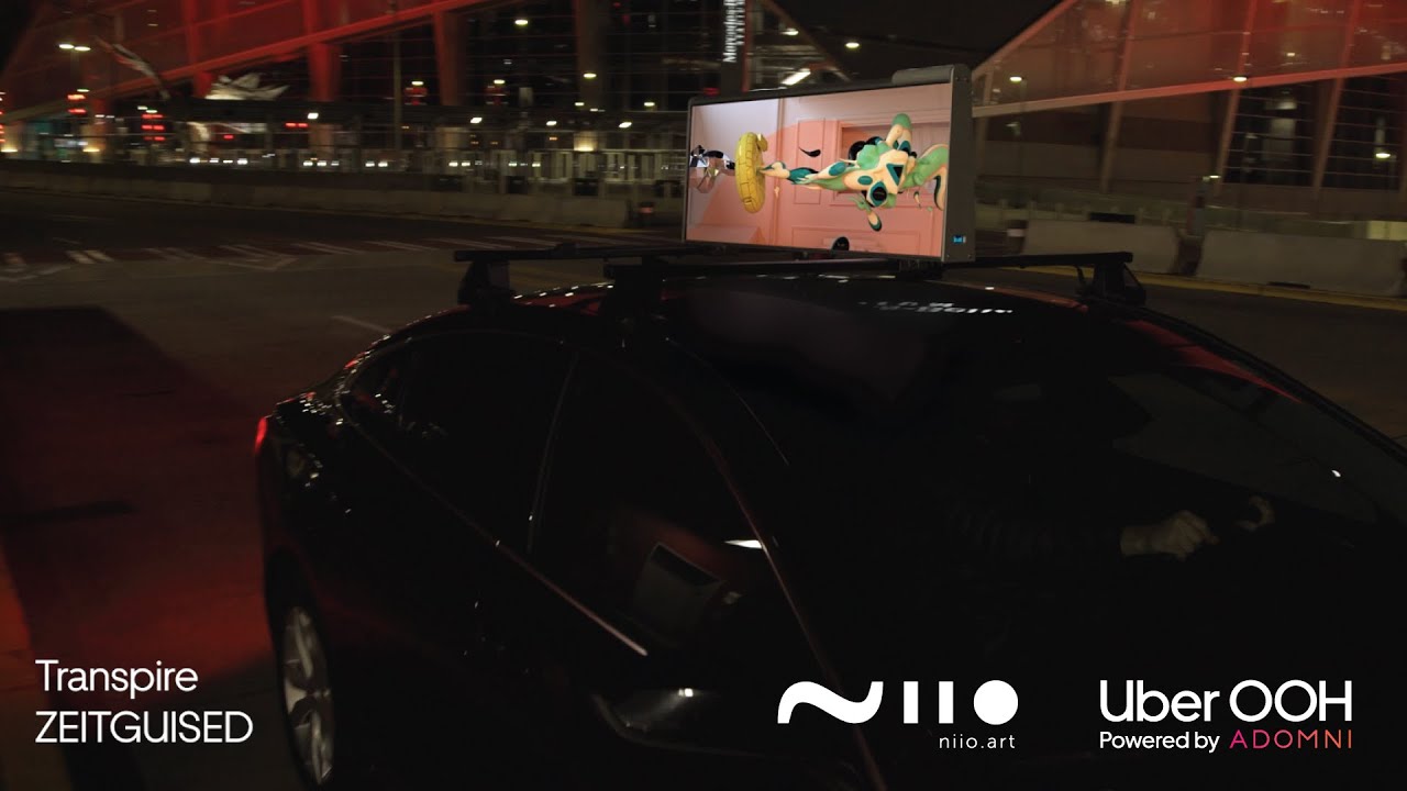 Uber OOH and Niio Art - YouTube