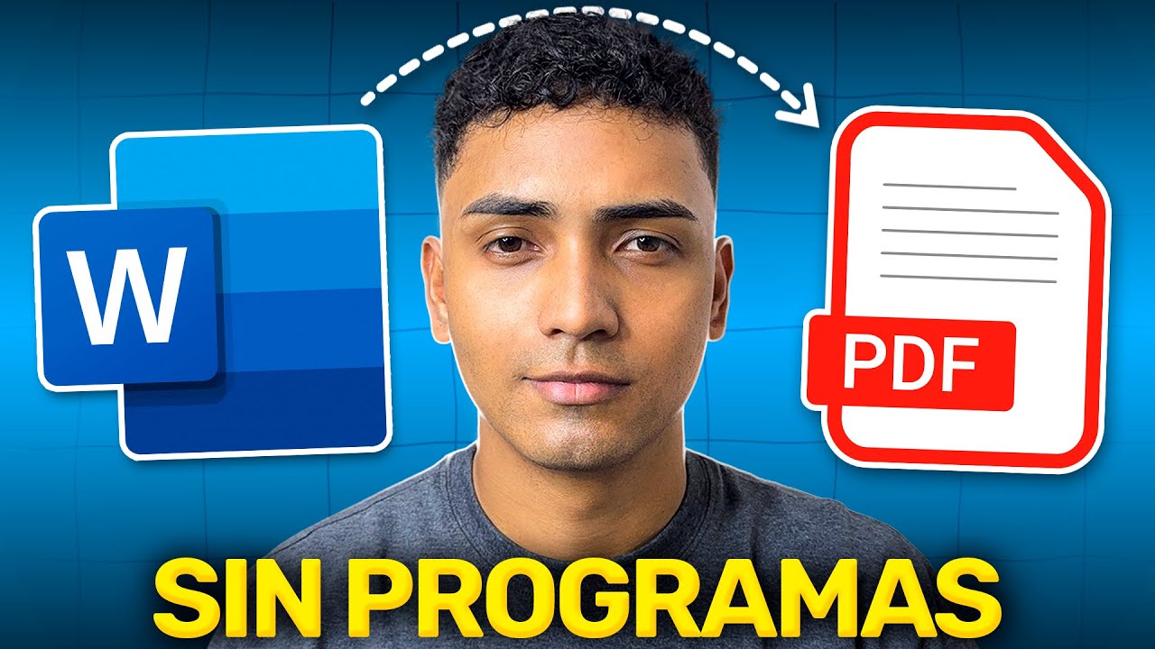 Cómo Convertir un Documento de Word a PDF - YouTube