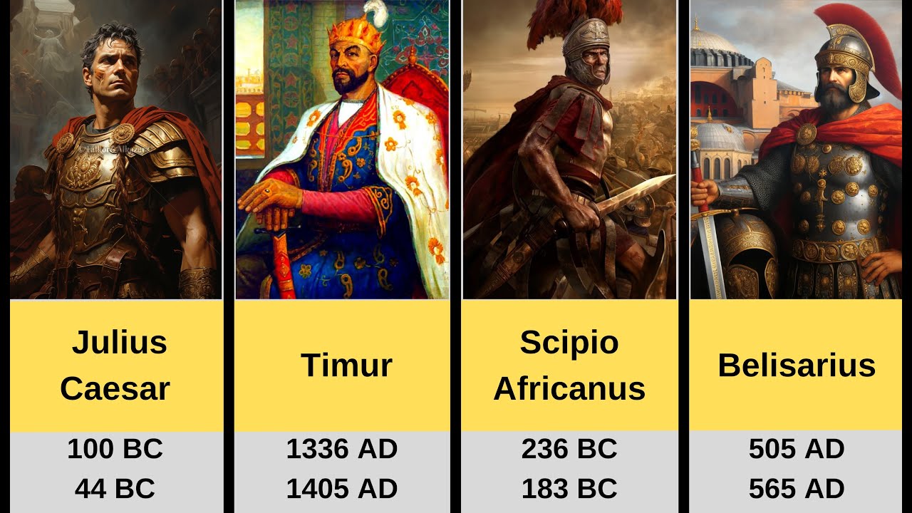 The Most Powerful Commanders in History – Legends of Warfare - YouTube