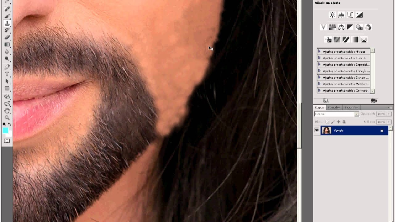 Shaving Conchita Wurst's beard in Photoshop - YouTube