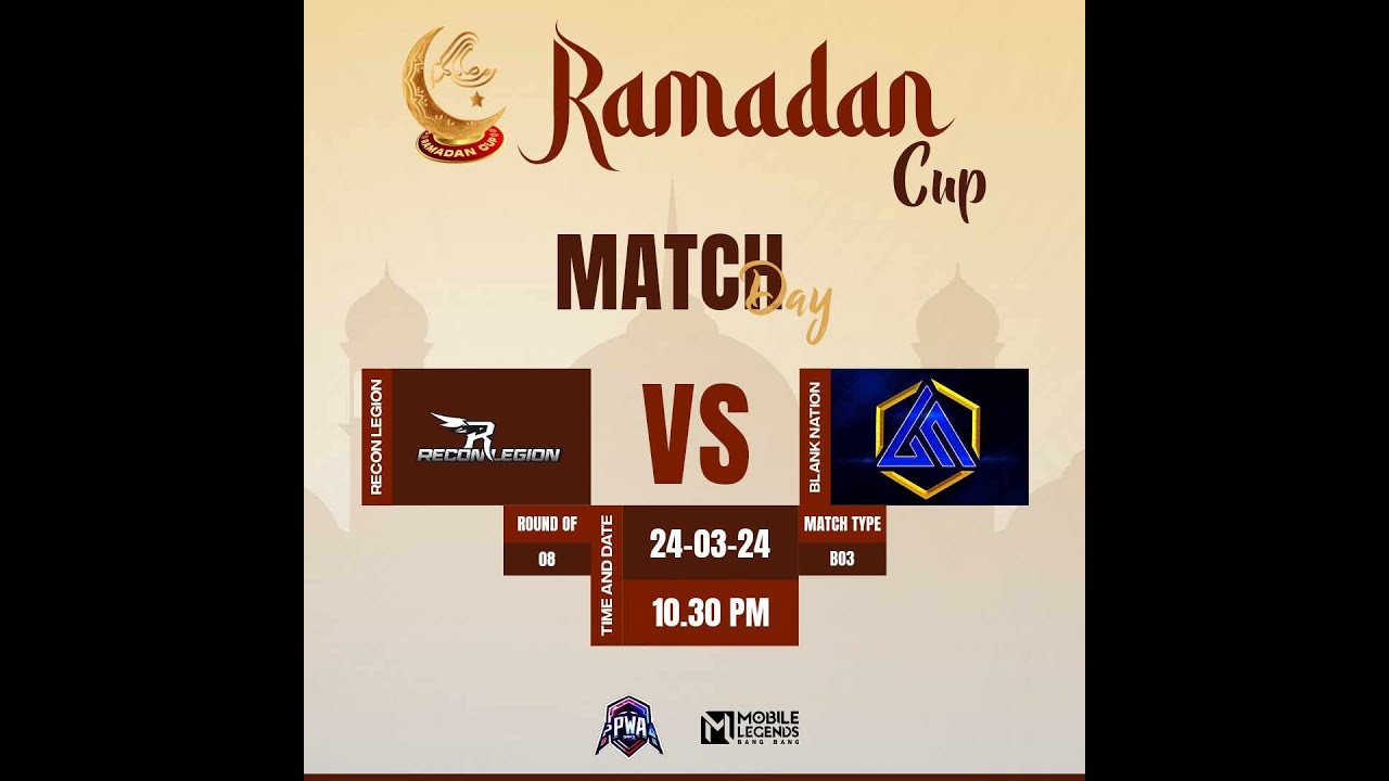 Round of 8 | Mobile Legends | Ramadan cup - YouTube