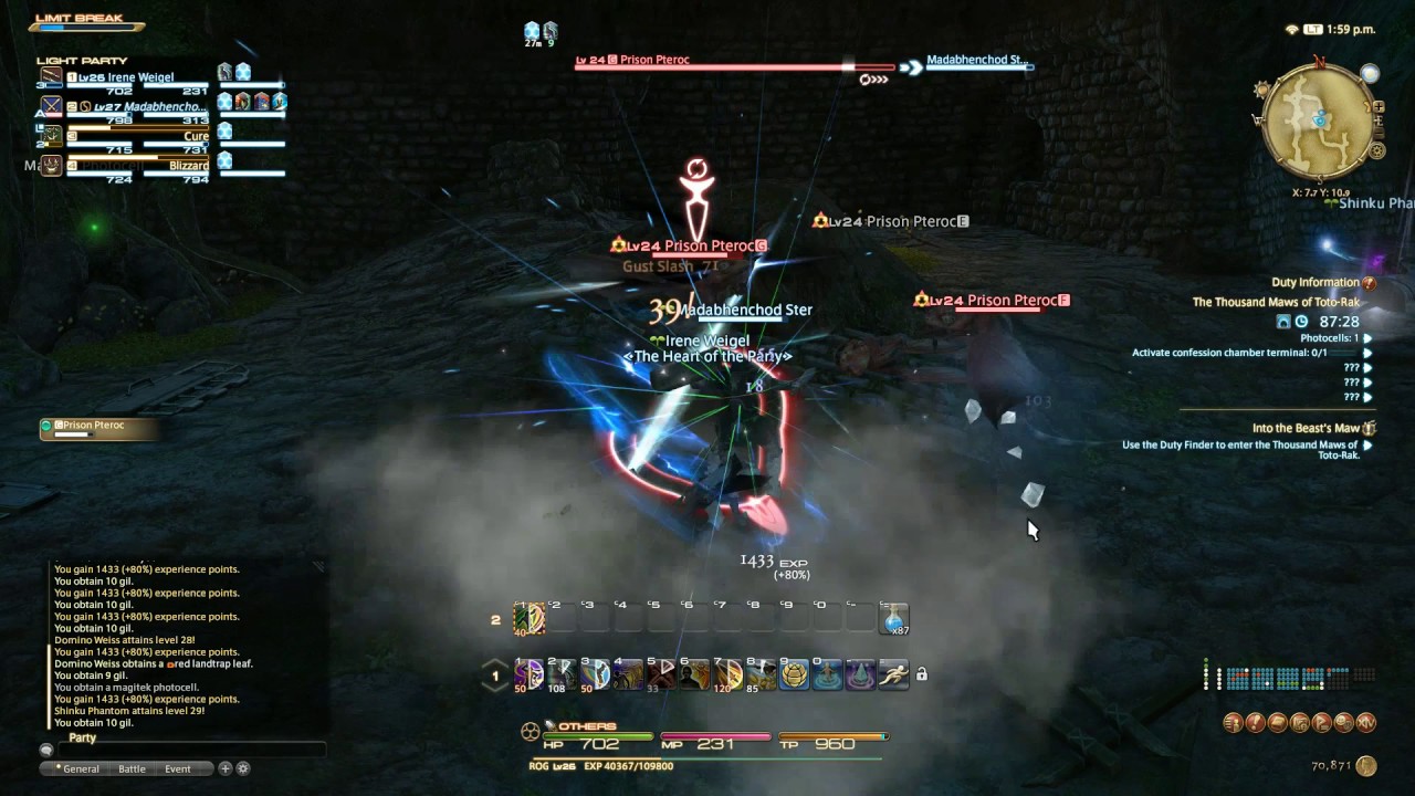 FFXIV ARR : Lv24 Into the Beast's Maw - Walkthrough - YouTube