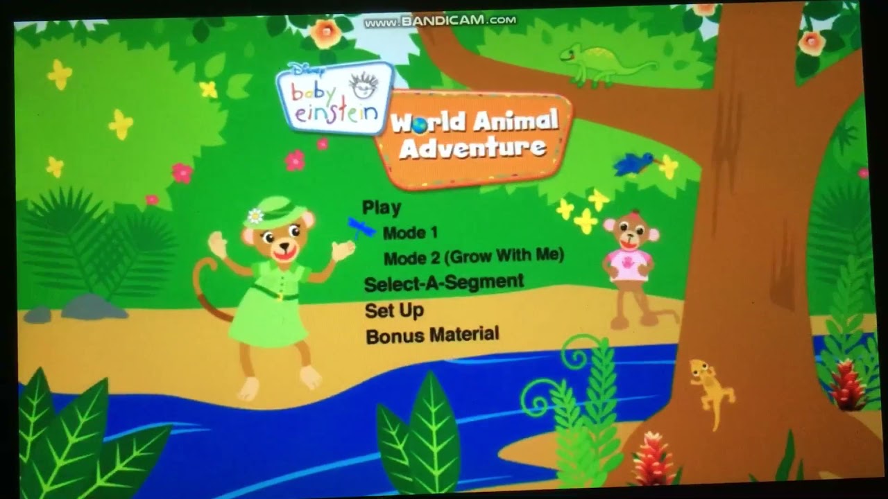 Baby Einstein world animal adventure 2009 dvd menu - YouTube