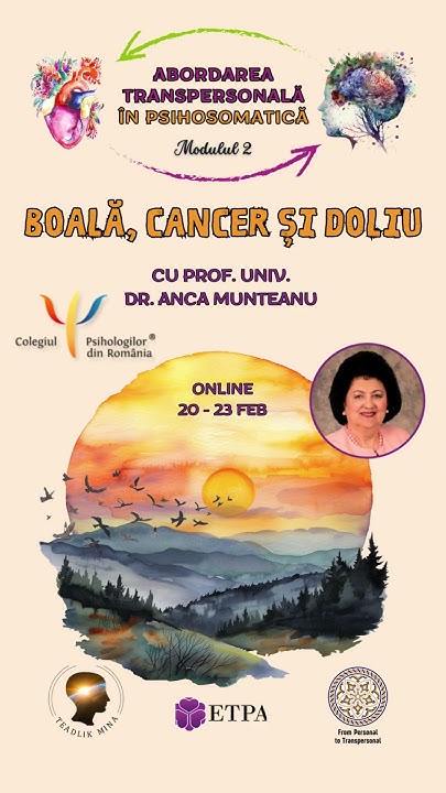 Boală, Cancer și Doliu - cu Prof. univ. dr. Anca Munteanu - YouTube