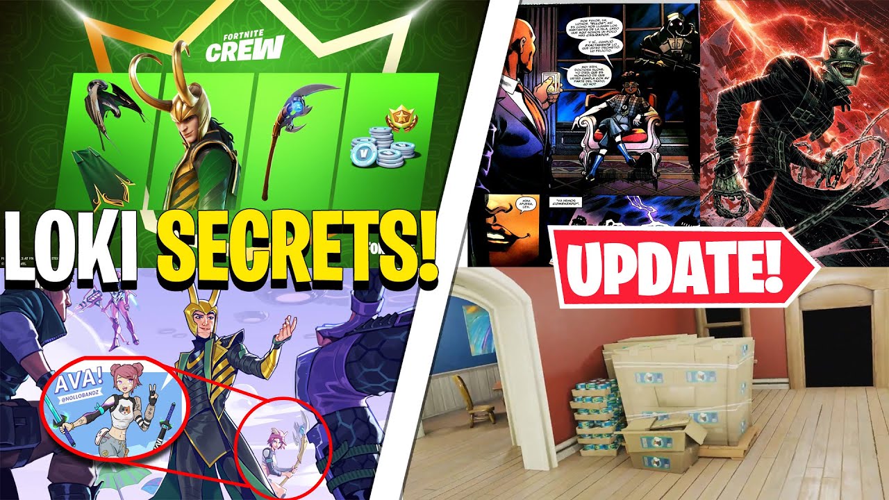 Fortnite Update: Loki SKIN PACK SECRETS! NEW Skin Leaks, Nanite ...