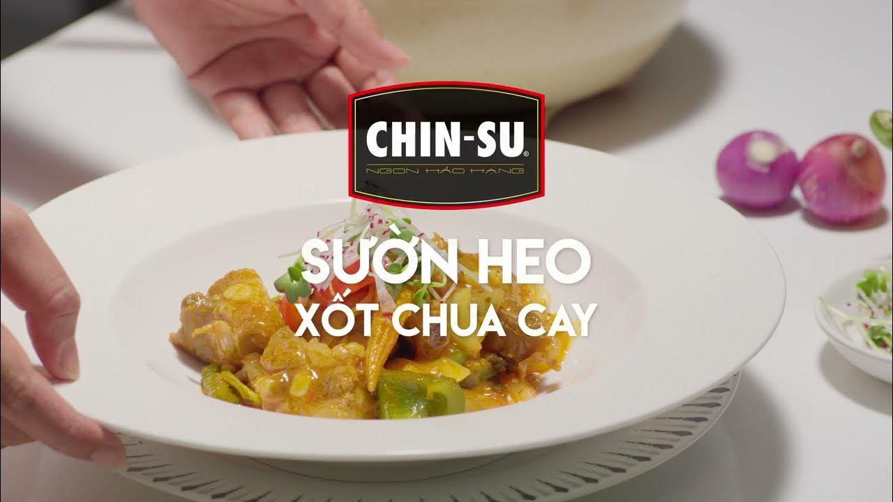 Món ngon cùng CHIN-SU - Sườn heo xốt chua cay - YouTube
