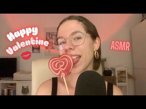 ASMR Eating your Heart for Valentine's Day ❤️ | Large Lollipop Licking
