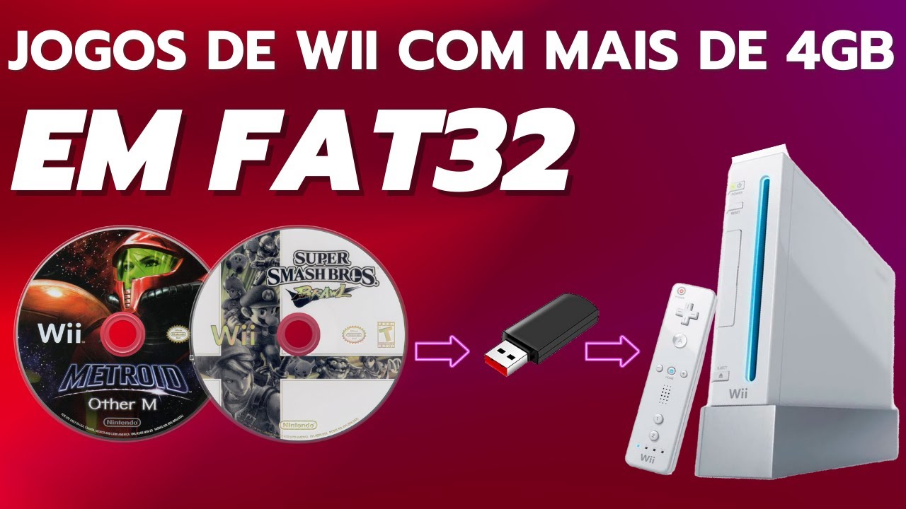 Como adicionar jogos de Nintendo Wii com mais de 4gb em sistema fat32 ...