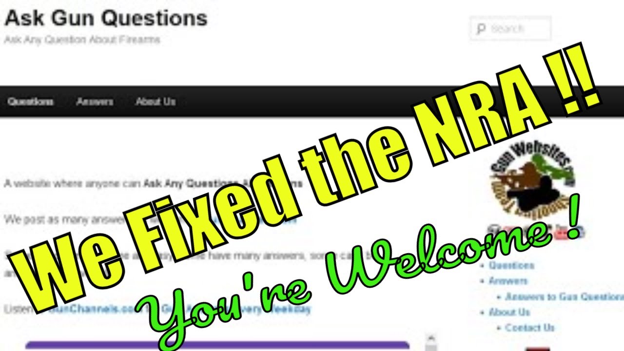 Ask Gun Questions (pt. 21) Experienced Gun Owners Answer Real Firearm ...