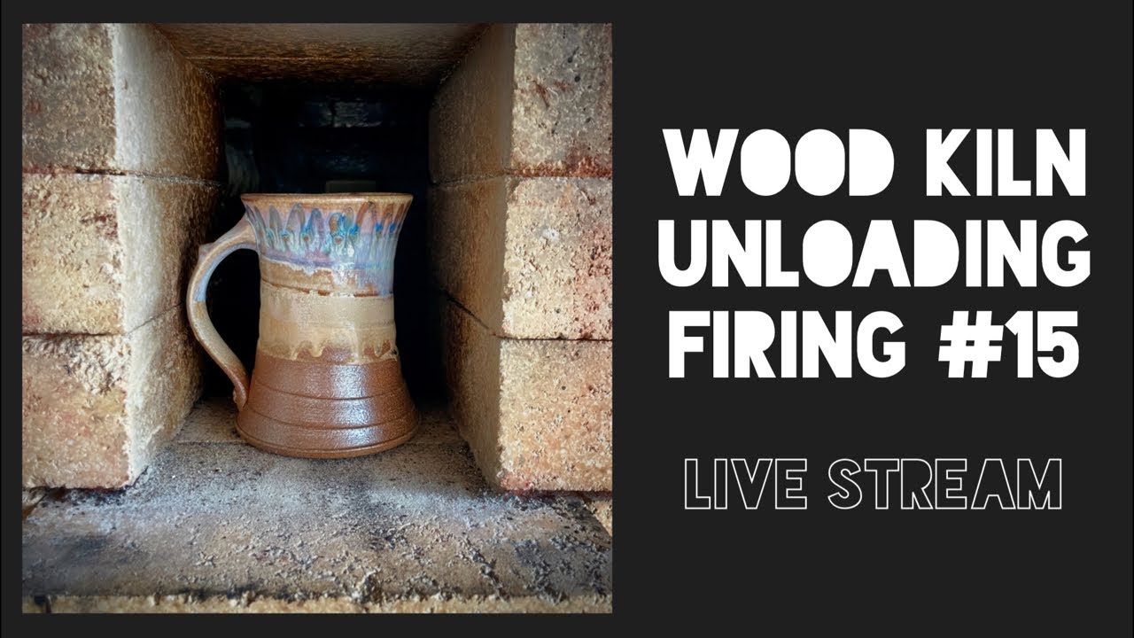 Wood Kiln Unloading - live stream - firing no.15 - YouTube