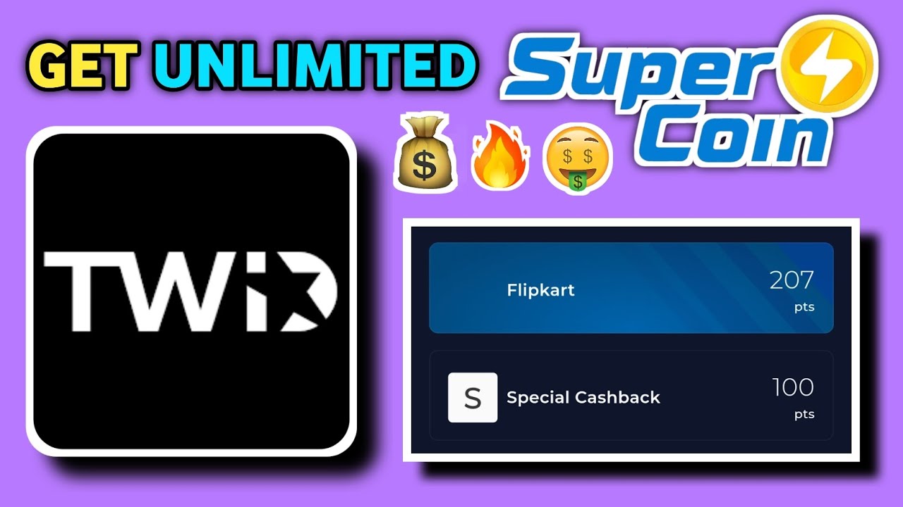 💸 Earn ₹100 Cashback + Supercoins on Flipkart with TWID App! 🤑 - YouTube