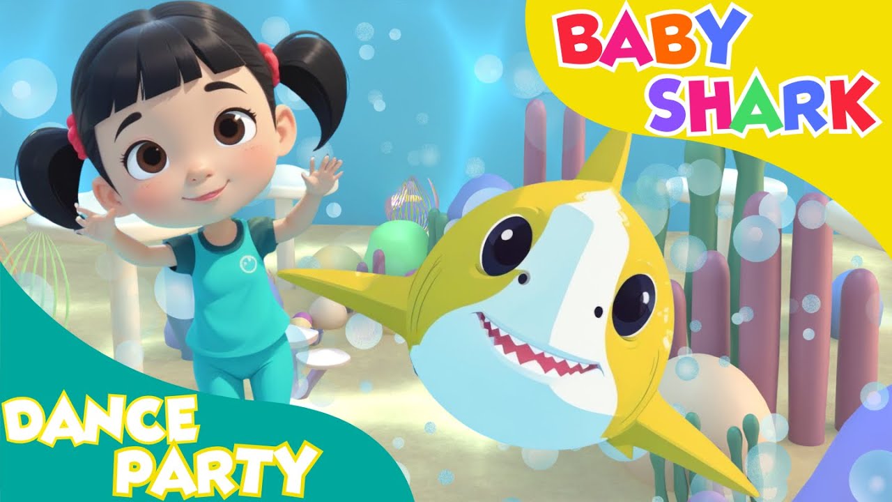 Baby Shark Dance Party | Sing Along With Baby Shark | Nursery Rhymes ...