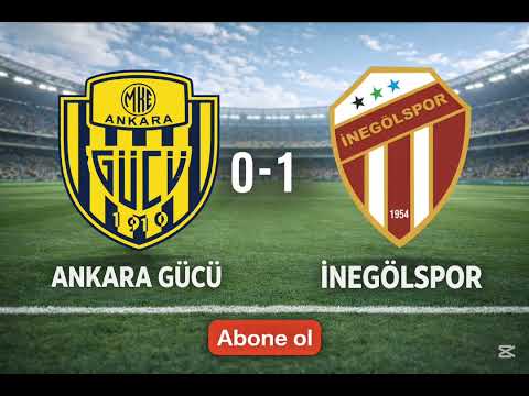 ANKARAGÜCÜ 1 - 2 İNEGÖLSPOR#aboneol #canlıyayın #ANKARAGÜCÜSPOR#İNEGÖLSPOR  #2.LİG #süperlig 