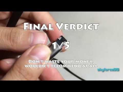 AVOID THIS CABLE! Ewin 2 in 1 Lightning and Micro USB Cable Review ...