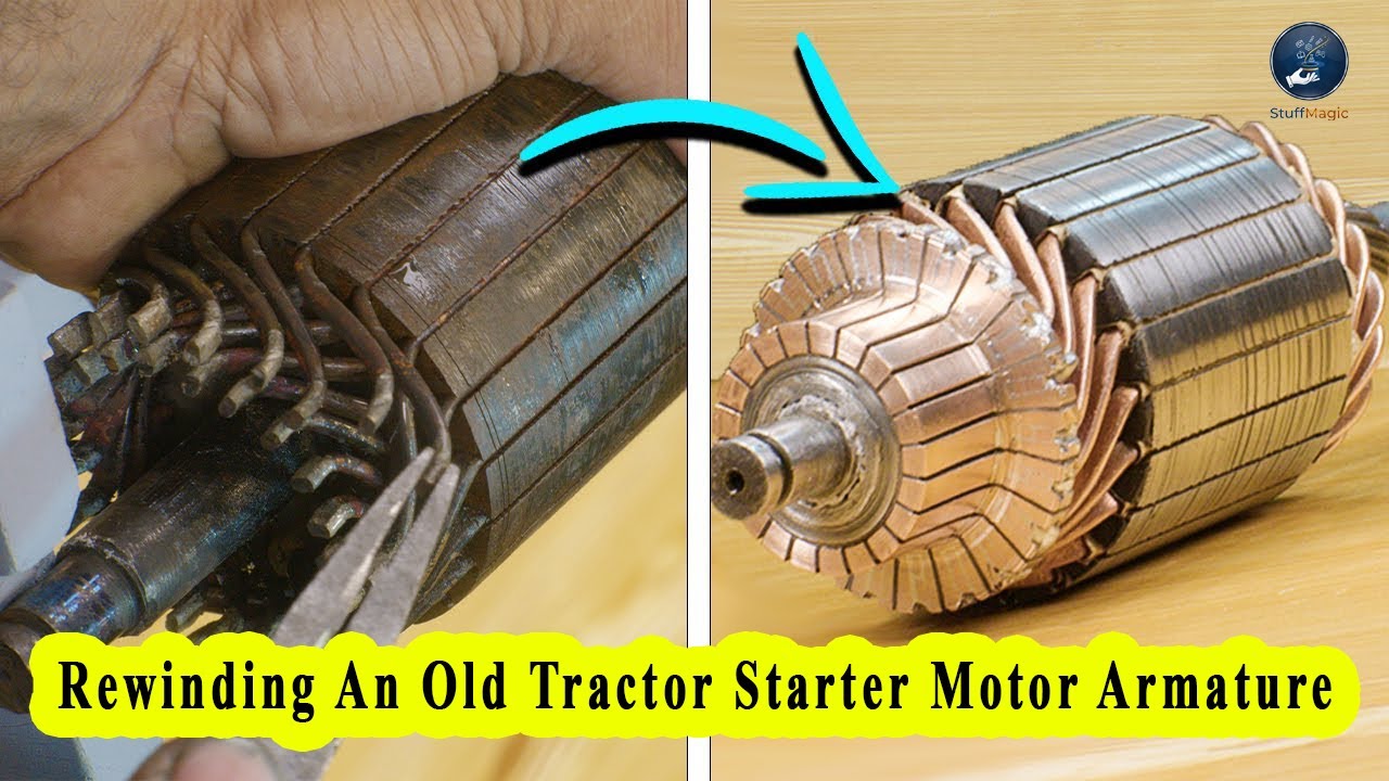 How to Restore Old Tractor Starters Like a Pro | Complete Guide - YouTube