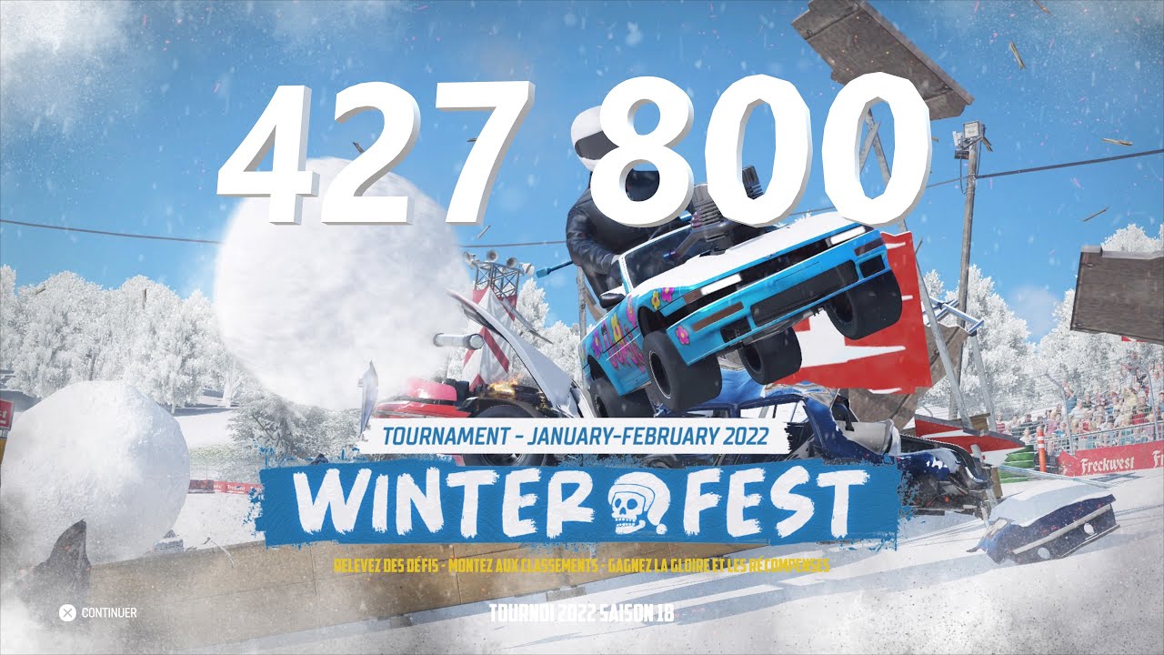 Wreckfest *NEW TOURNAMENT* !!Snow ball run!! - YouTube