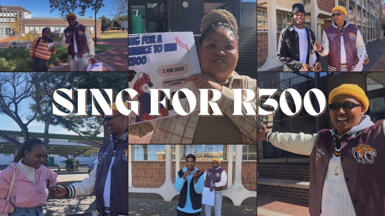 How I Made Kovsie Students Sing For R300 - YouTube