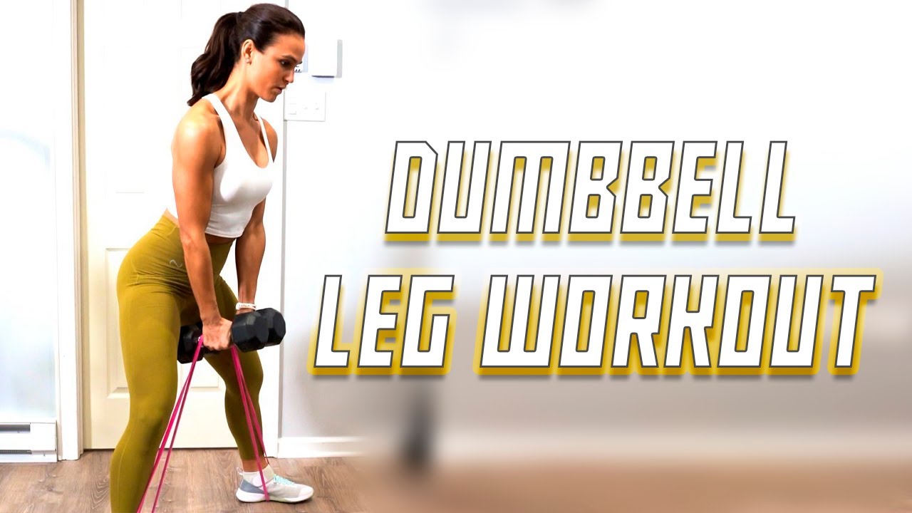 DUMBBELL ONLY LEG WORKOUT | 5 Exercises for Strong Legs - YouTube