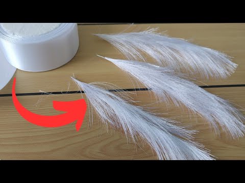 How To Make Feathers With Ribbon - YouTube
