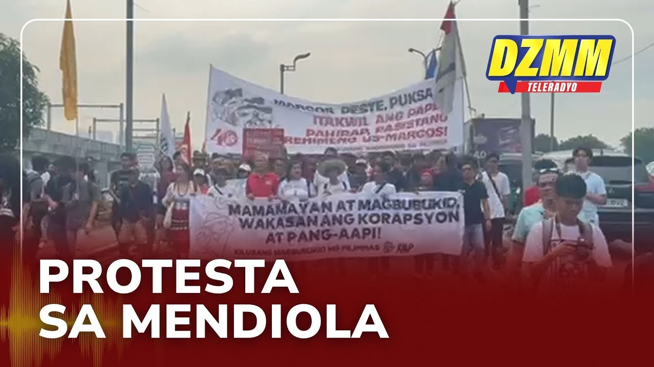 Progressive groups protest in Mendiola ahead famers month | Headline ...