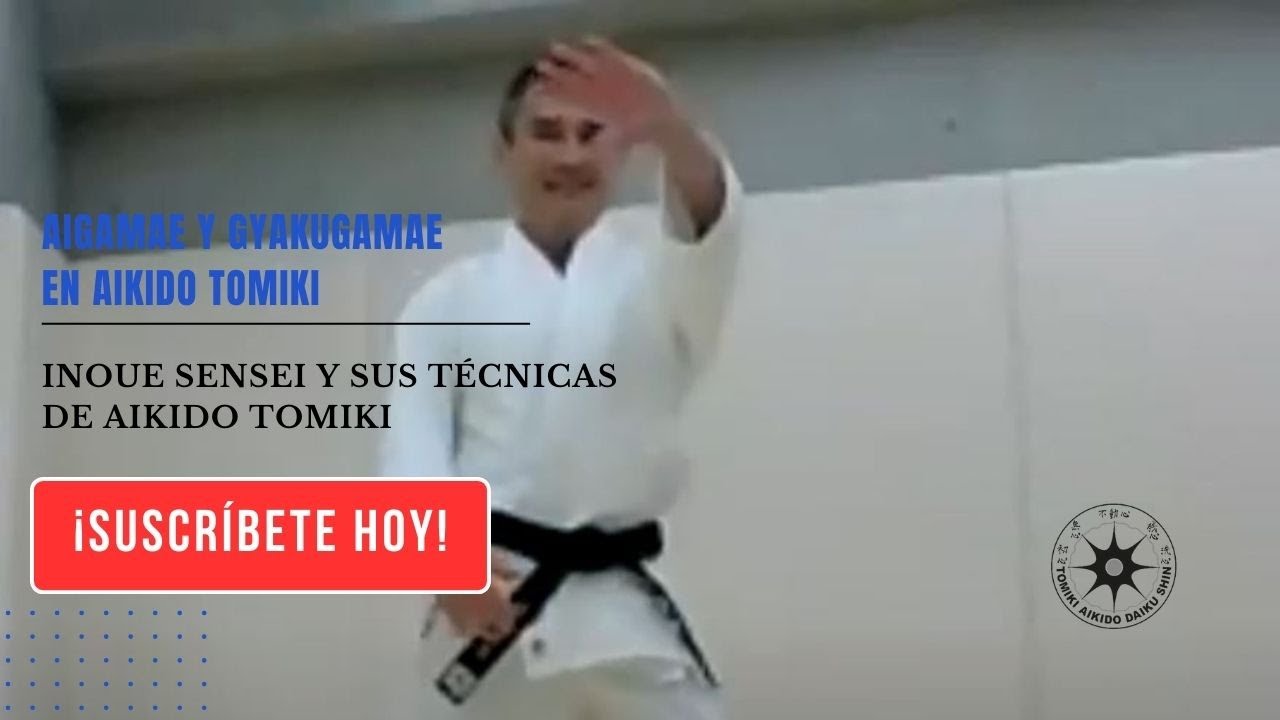 Aigamae y Gyakugamae en Aikido Tomiki por Inoue Sensei - YouTube
