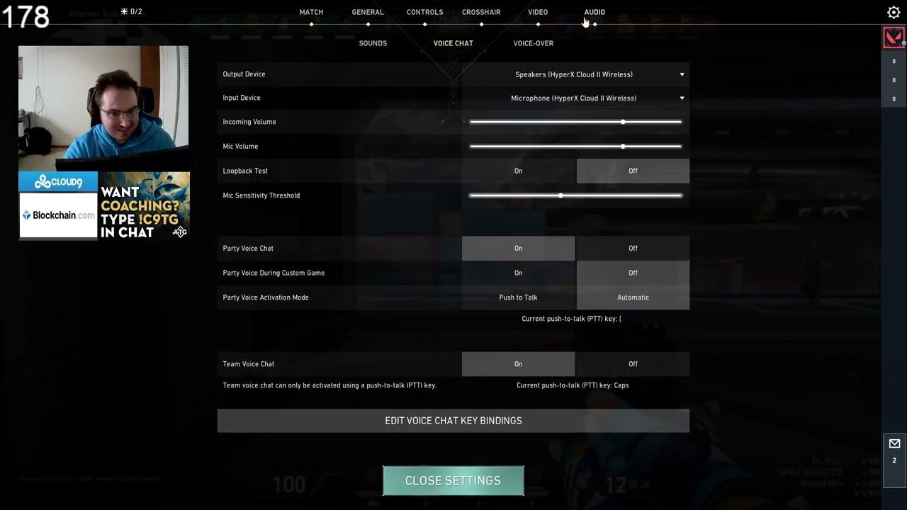 C9 yay audio settings valorant - YouTube