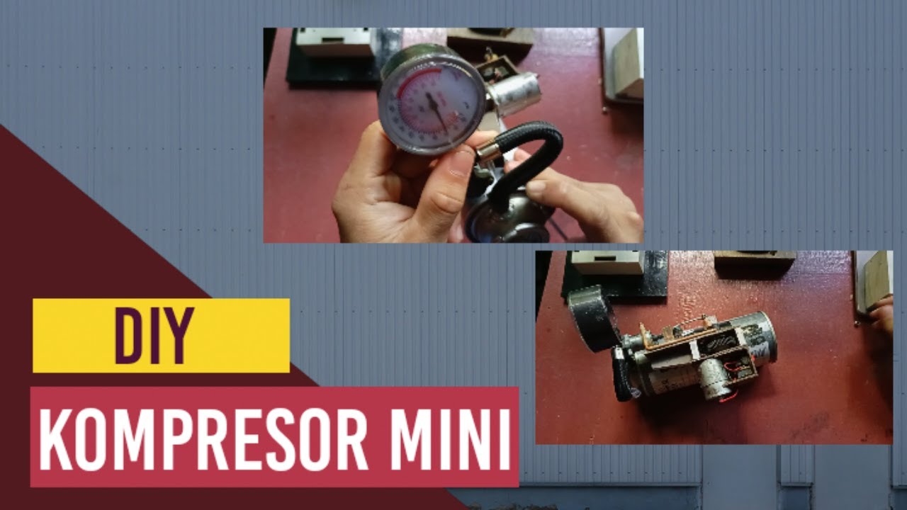 DIY mini kompresor - YouTube