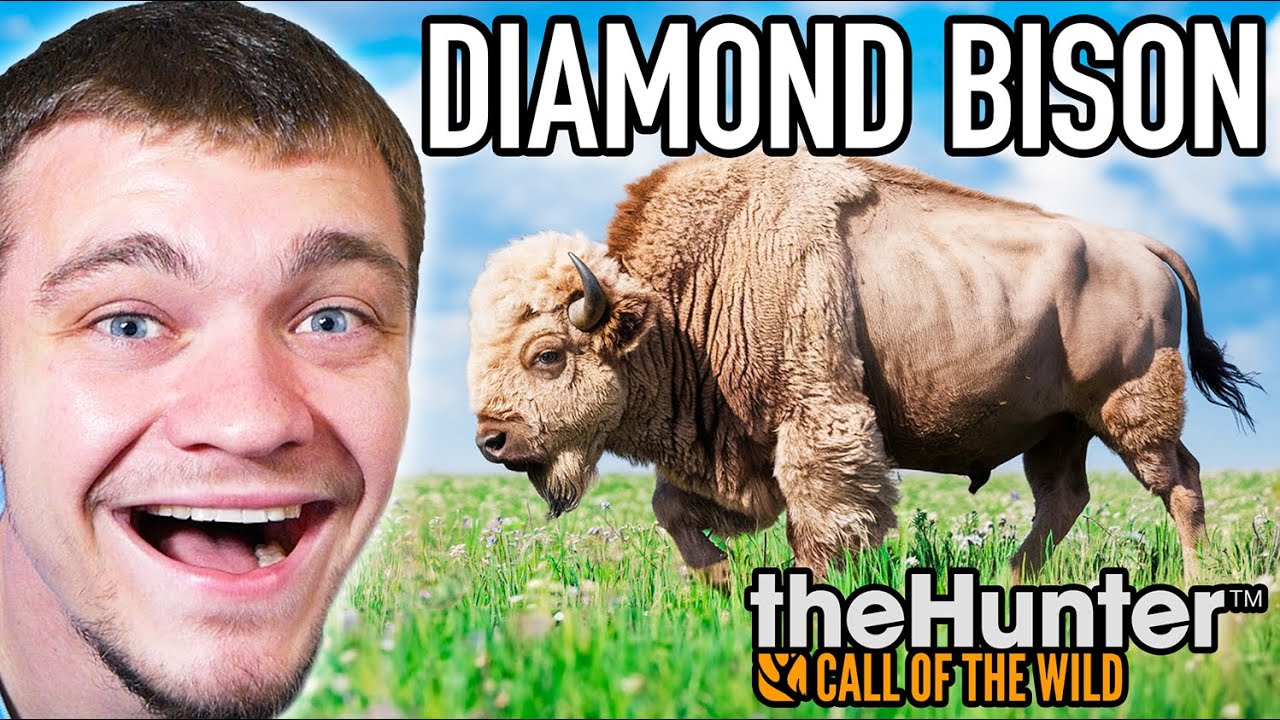 Hunting Down a RARE Diamond Bison! - YouTube