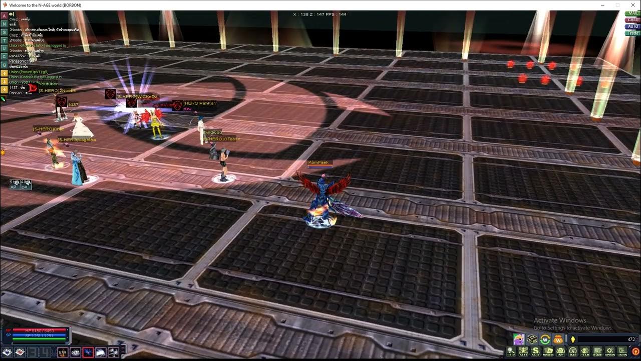 N-Age (Awakening on VFUN) : เผชิญหน้าบอส Justice ด้วยพลังแห่งไซโคลน - YouTube